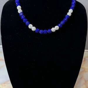 Baseball Necklace Drip Royal Blue Ice - Etsy