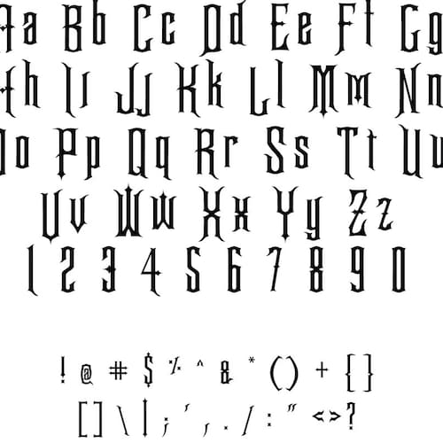 Haunted Mansion Alphabet Letters Digital Images Svg Dxf Eps - Etsy Ireland