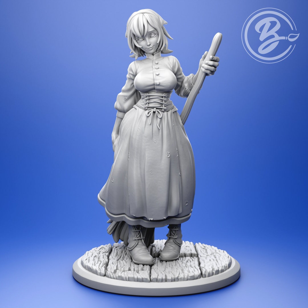 Servant Marin Mermaid Human Form Fantasy 32mm 54mm Scale Resin ...