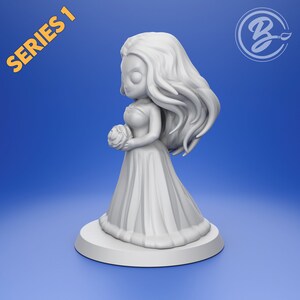 Chibi Bride of Dracula Series 1 Fantasy 32mm Cute Unpainted Miniature ...