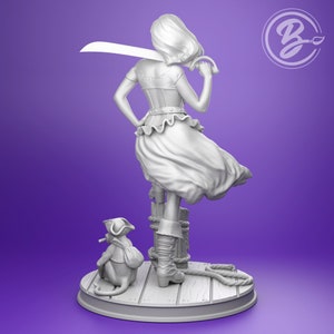 Marina Female Pirate Pinup Model Series B 32 75mm Scale Resin Unpainted ...