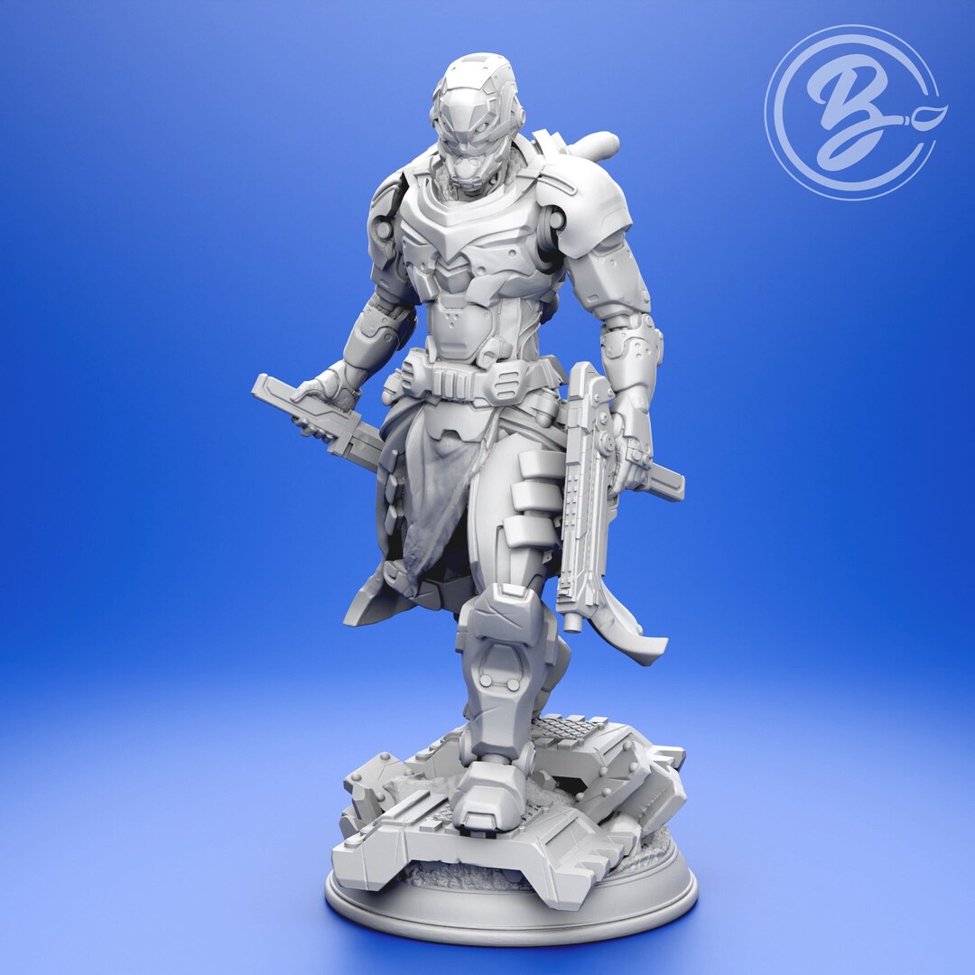 Heim the Badass Cyberpunk Enigma 32mm or 75mm Scale Resin Unpainted ...