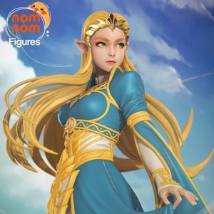 Elven Princess Fantasy 110mm Scale Female Elf Unpainted Miniature ...