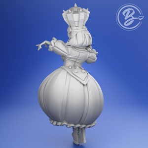 Queen of Spades Fantasy 32mm Scale Female Unpainted Miniature Figure ...