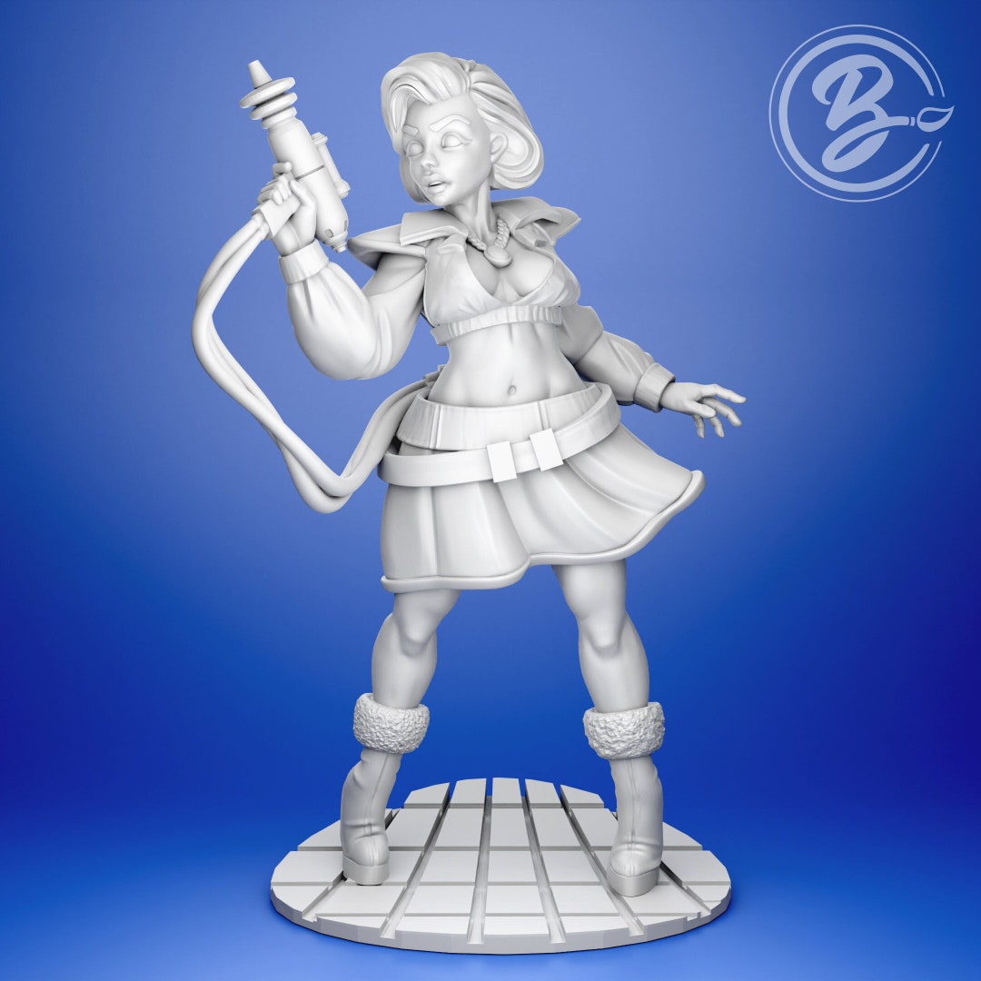 Sierra Retro Sci-fi Girl Fantasy 32mm Female Unpainted Miniature Figure ...