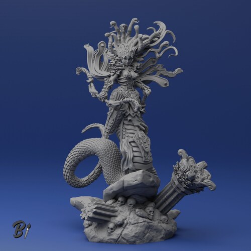 Greater Medusa Miniature for Dungeons & Dragons Tabletop - Etsy