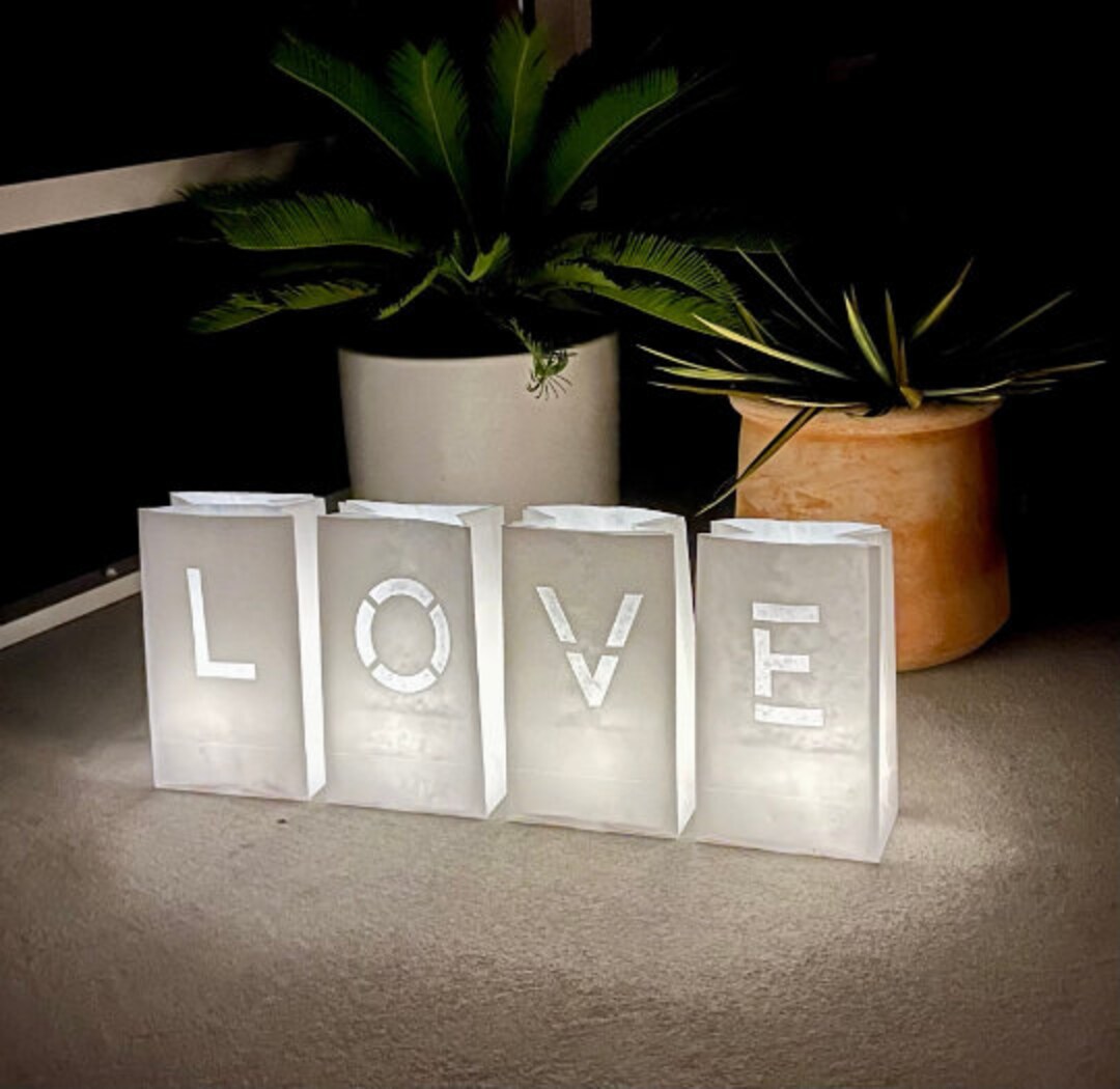Custom Luminaria Set for Any Occasion - Etsy