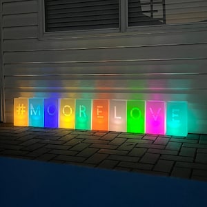 Custom Wedding Luminaries - Etsy