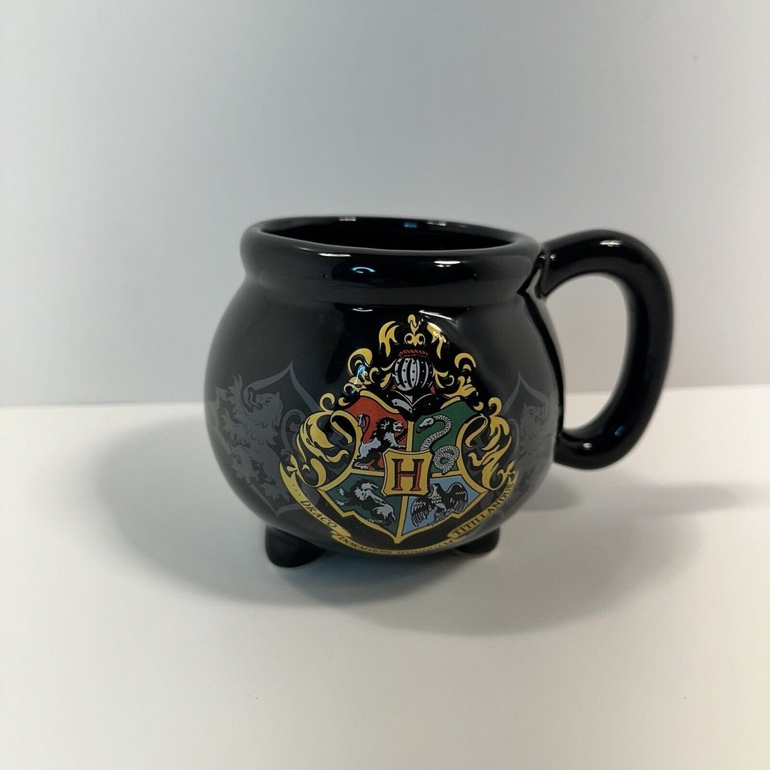 Harry Potter Hogwarts School Crest Witches Coffee Cauldron Cup Lrg 20oz ...