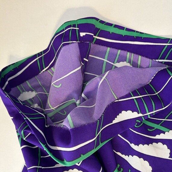 Vintage Flutterby 1960s Style Purple Green and White … - Gem