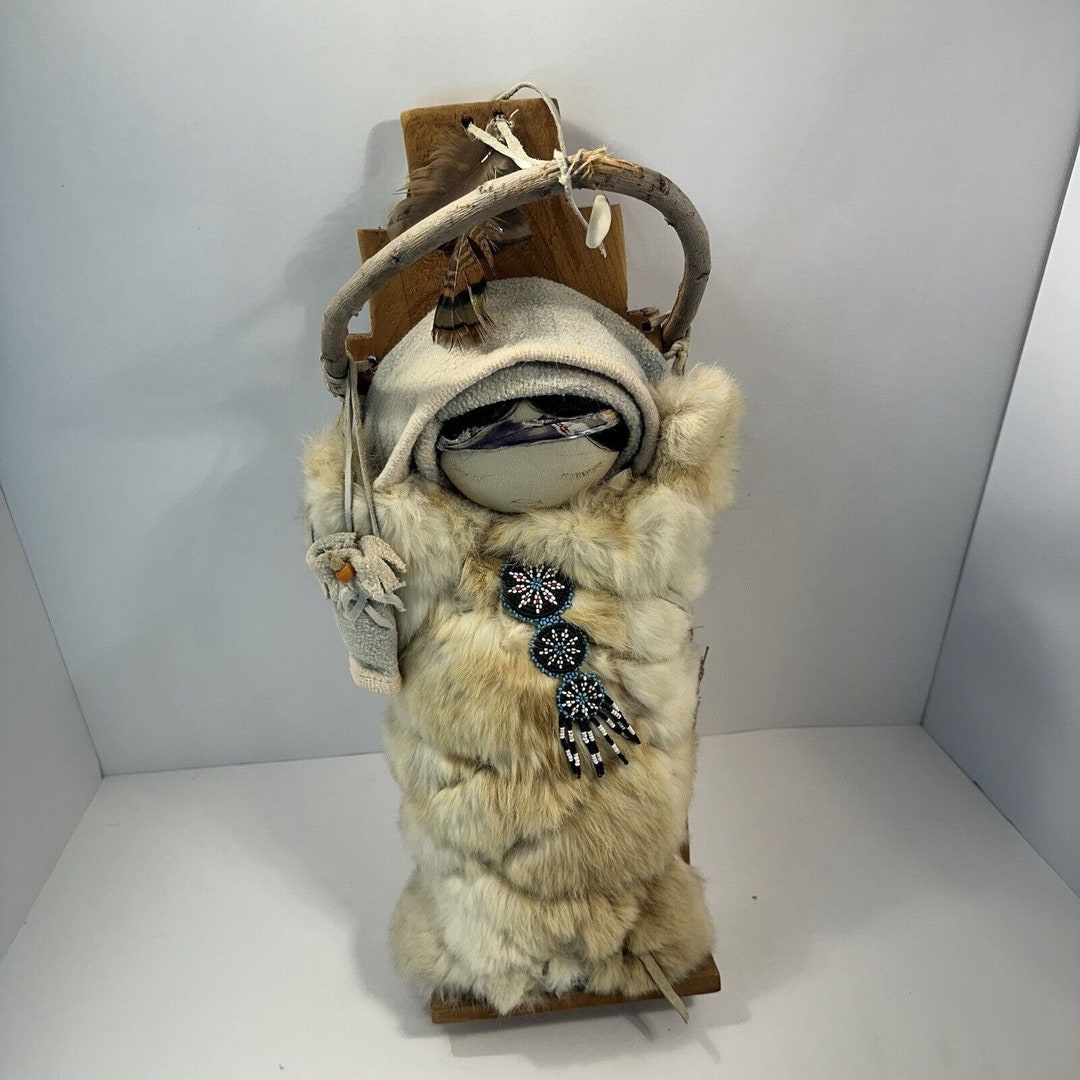 Baby Eskimo Native American Baby Wall Hanging Western Decor Taos Pueblo ...