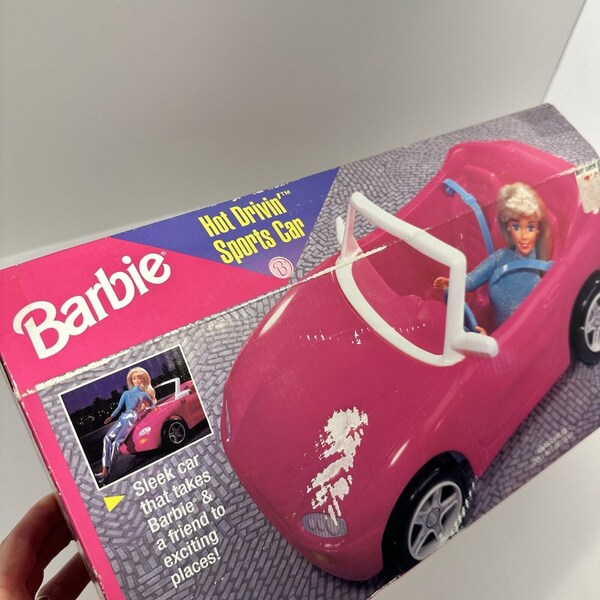 Barbie Pink Toy Car - Etsy