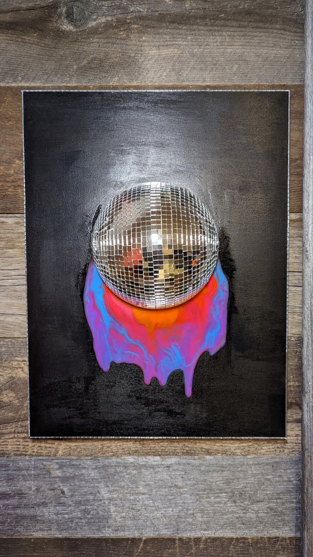 Disco Dripping 3D Painting With Resin - Etsy Canada
