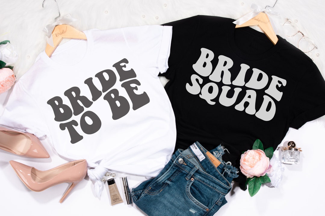Bride Squad SVG PNG PDF, Wedding Svg, Retro Bride to Be Svg ...