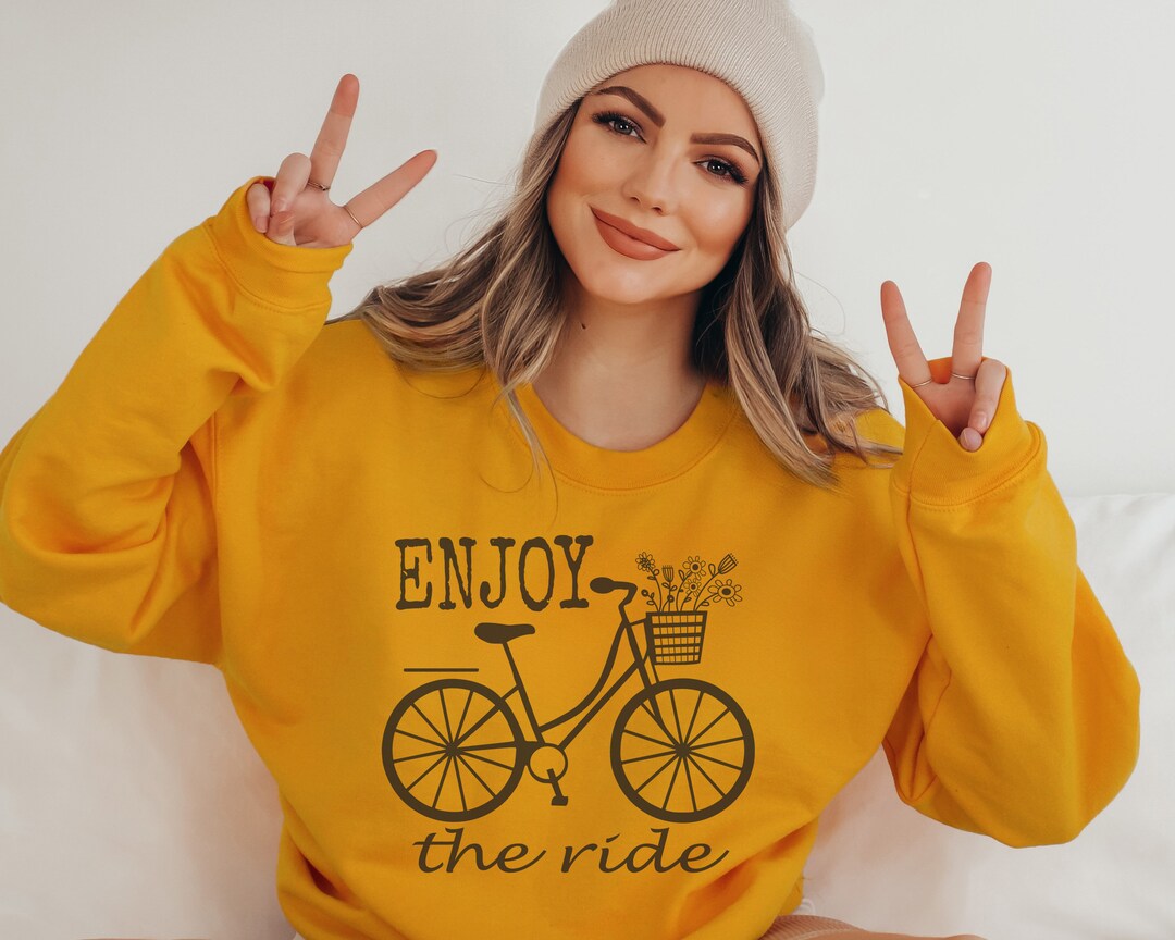 Enjoy the Ride SVG PNG PDF Bike With Flowers Svg Cricut Bike - Etsy