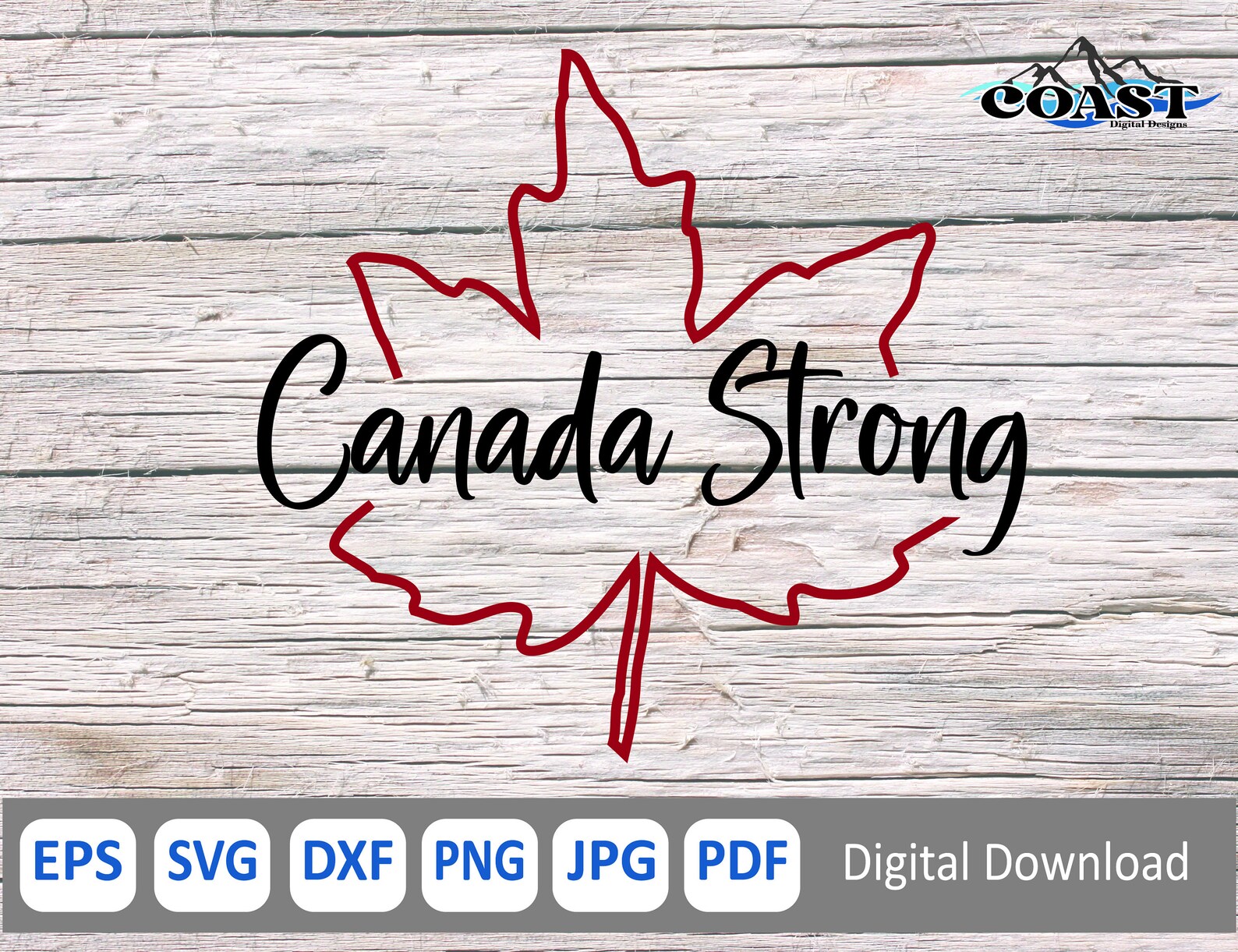 Canada Strong SVG PNG PDF, Cute Eh! Svg, True North Svg, Canada Day Svg ...