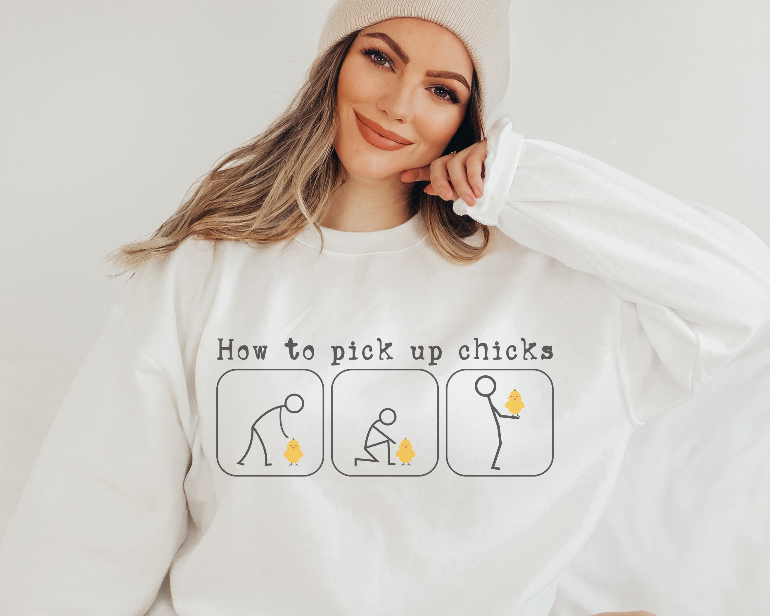 How to Pick up Chicks SVG PNG PDF Funny Easter Shirt Funny - Etsy Canada