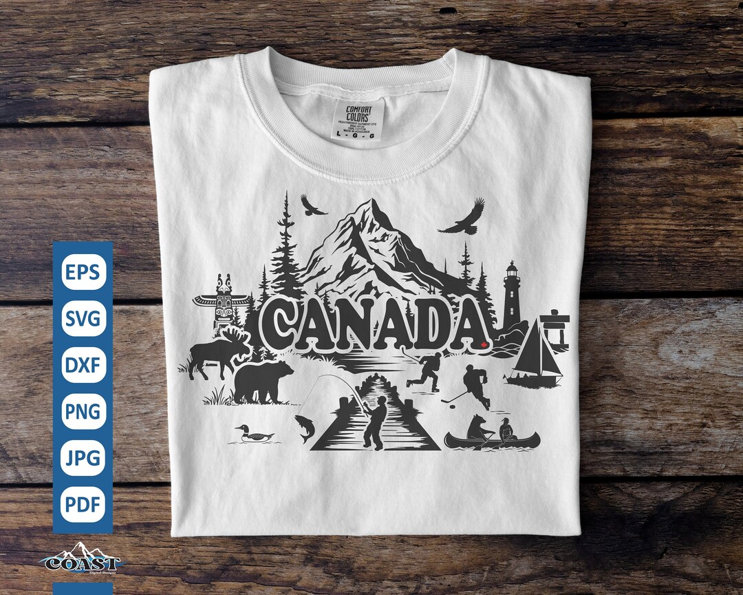 Canada Maple Leaf SVG PNG PDF, Canada Sublimation, Canada Shirt, Team ...