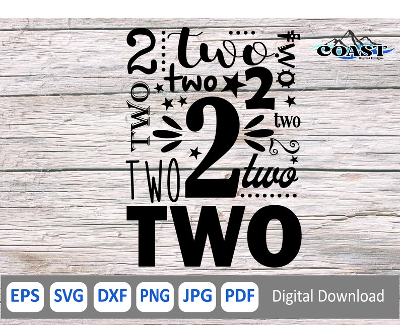 Second Birthday SVG 2nd Birthday SVG Second Birthday Shirt - Etsy