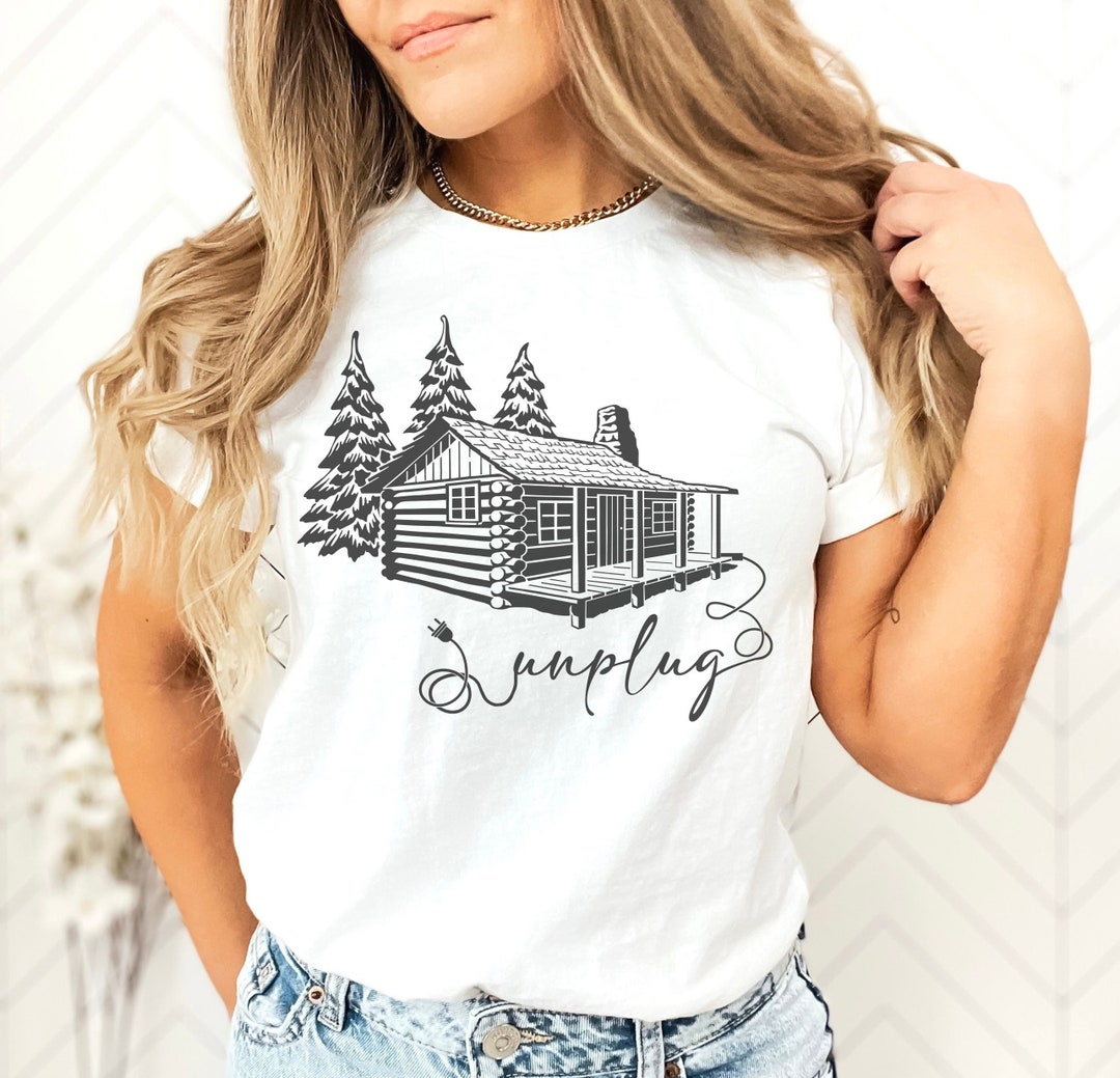 Unplug SVG PNG PDF Clipart Sublimation, Cabin, Holiday, Relax, Camping ...