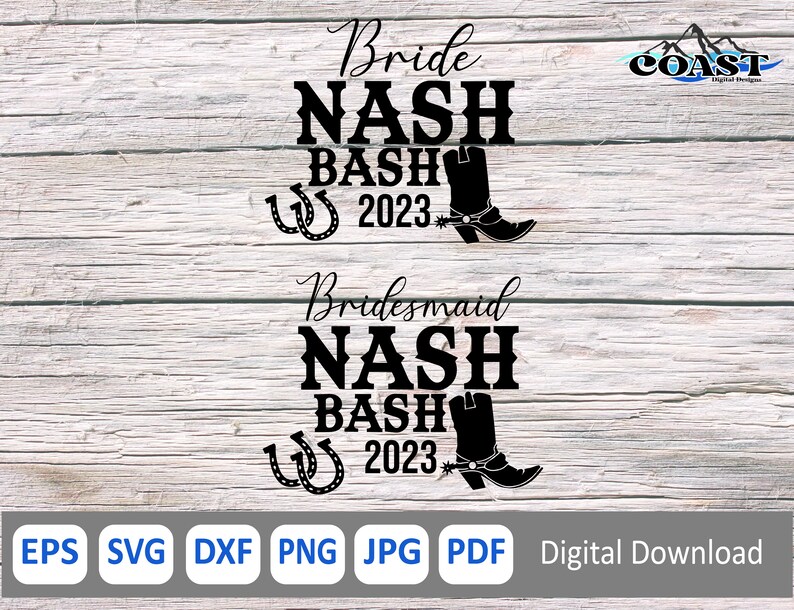 Nash Bash SVG PNG PDF, Wedding Svg, Nashy Bride Svg, Bachelorette Svg ...