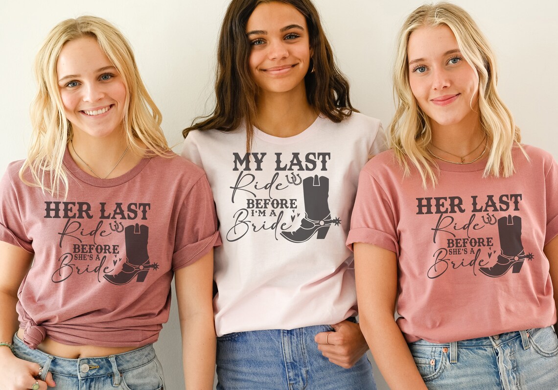 Her Last Ride Before She's a Bride SVG PNG PDF Wedding - Etsy Canada