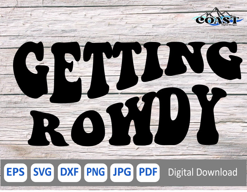 Getting Hitched SVG Wedding Svg Getting Rowdy SVG - Etsy