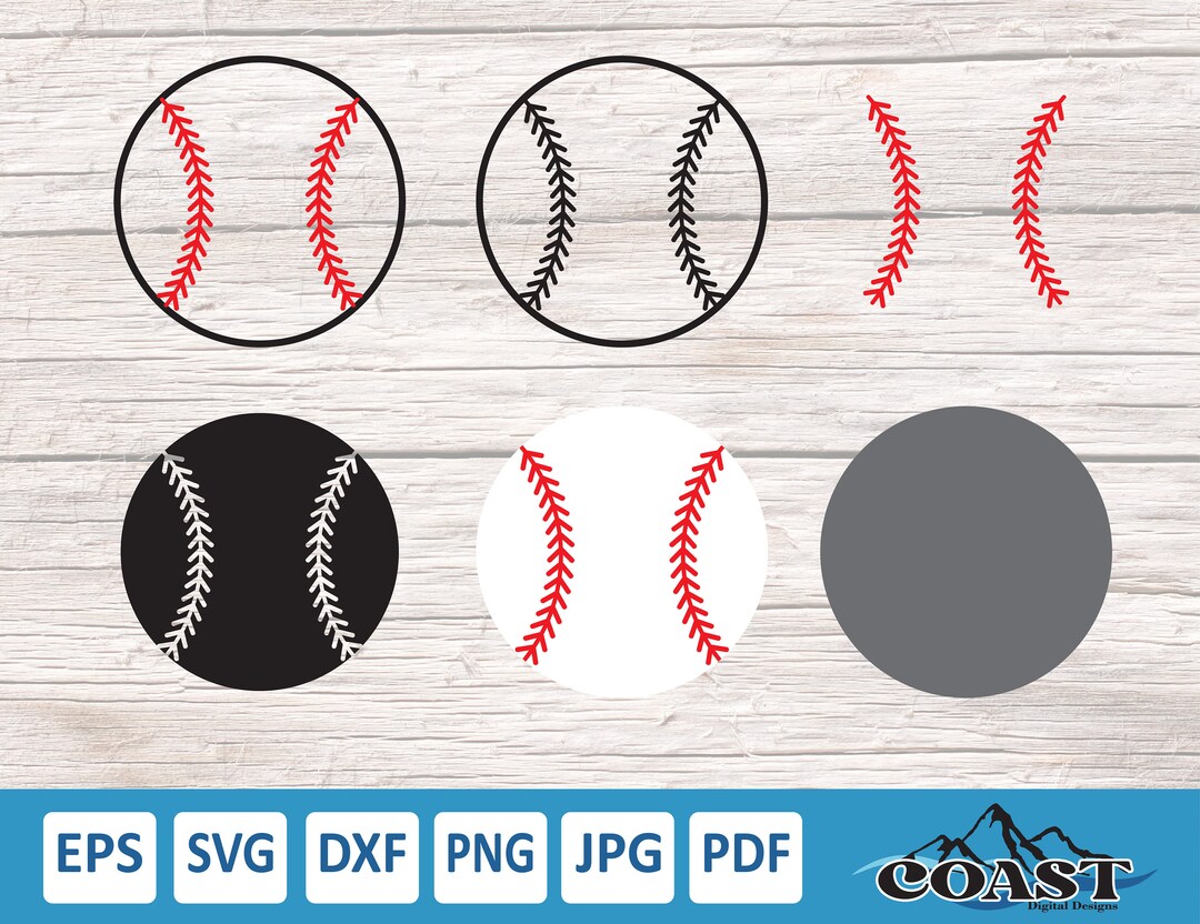 Baseball SVG PNG PDF Clipart, Baseball Png, Baseball Silhouette Design ...