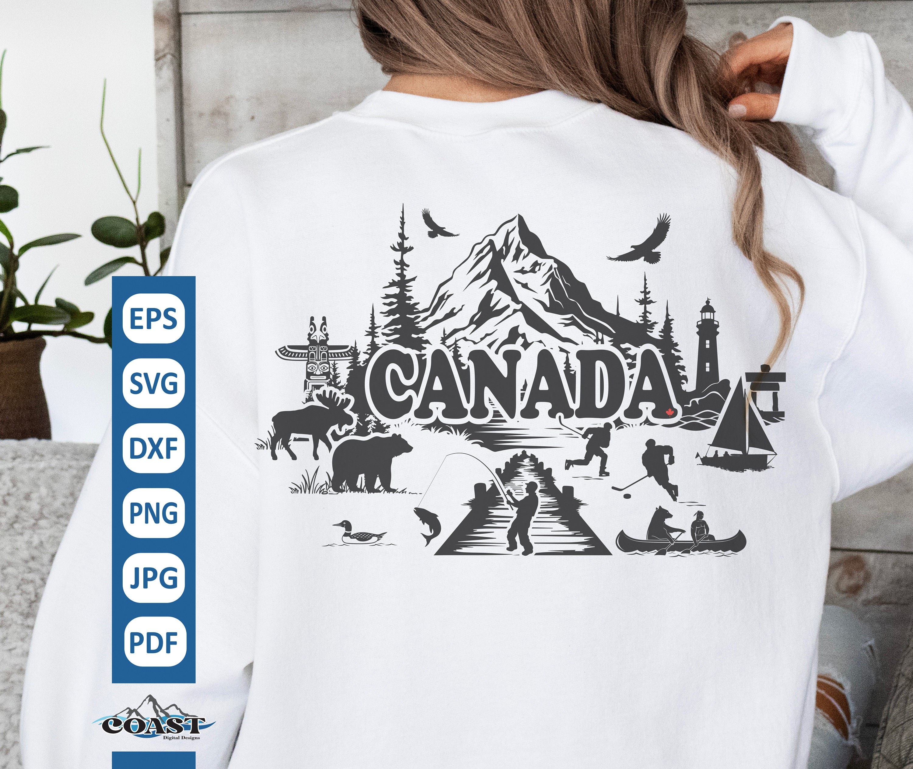 Canada Maple Leaf SVG PNG PDF, Canada Sublimation, Canada Shirt, Team ...