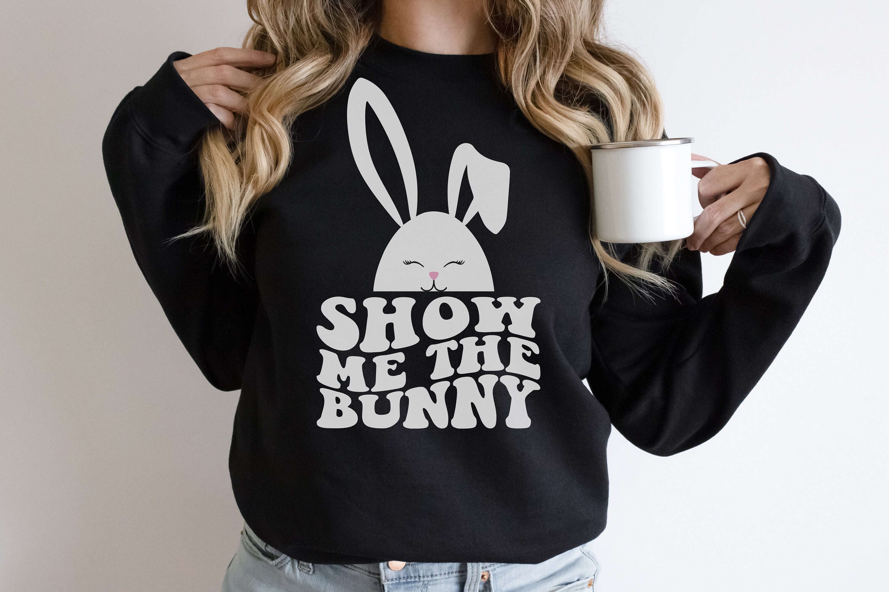 Show Me the Bunny SVG PNG PDF, Cute Easter Svg, Funny Easter Shirt ...
