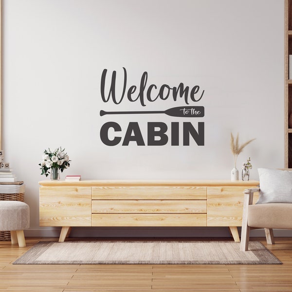 Welcome Cabin Sign Dxf - Etsy