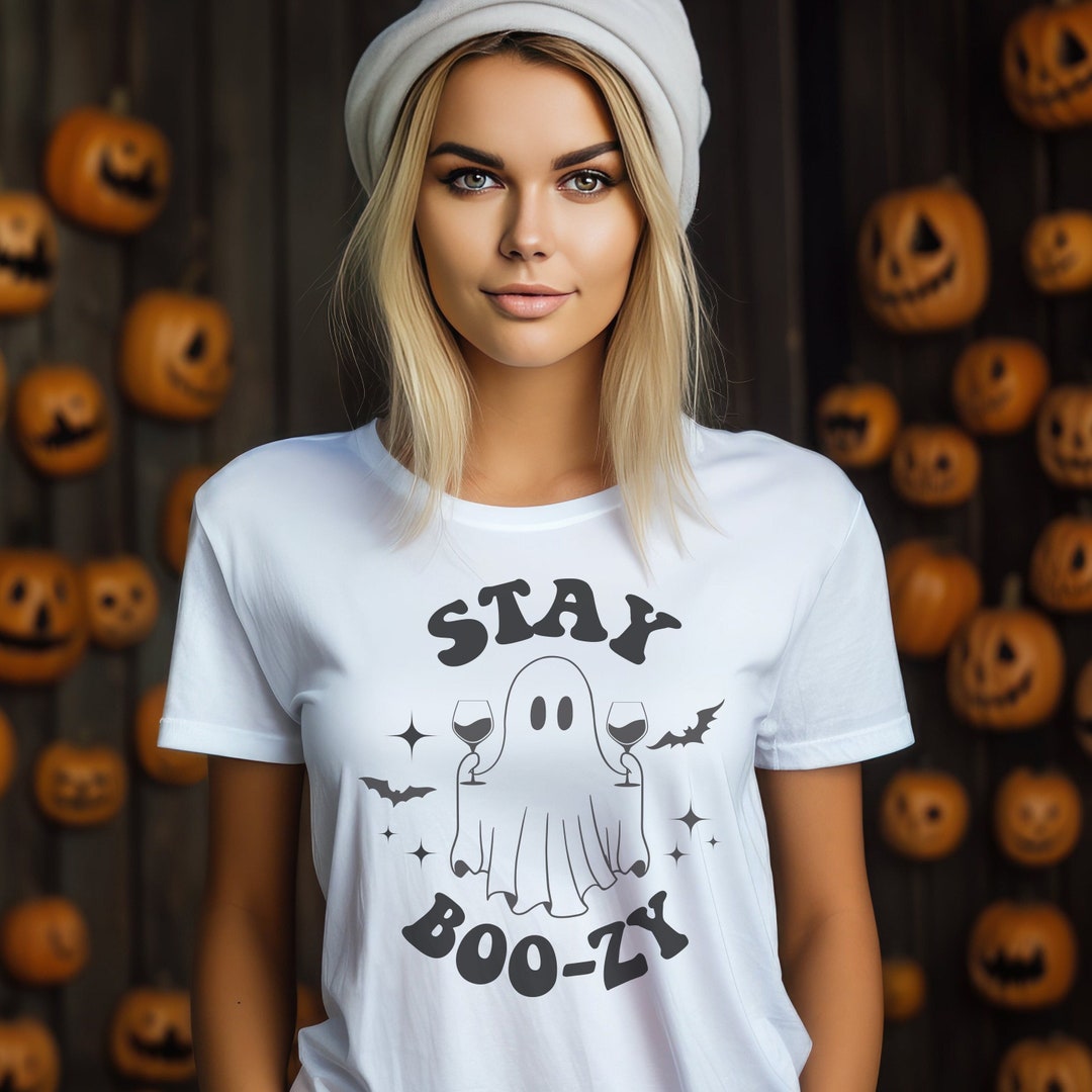Cute Ghost SVG PNG PDF, Stay Boo-zy Svg, Boo-zy Season Svg, Spook ...