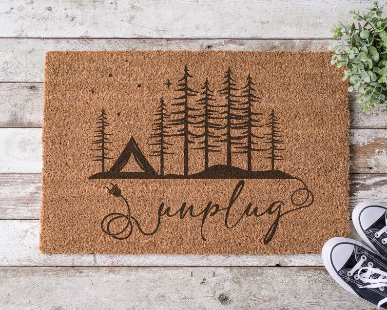 Unplug Camping SVG PNG PDF Clipart Sublimation, Cabin, Holiday, Camping ...
