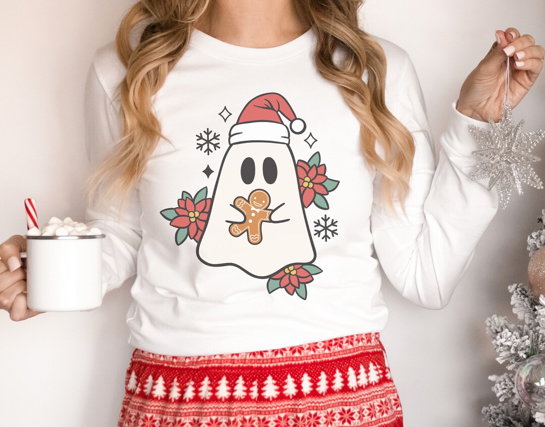 Christmas Ghosts Clipart PNG, Cute Christmas Ghost PNG, Christmas Png ...