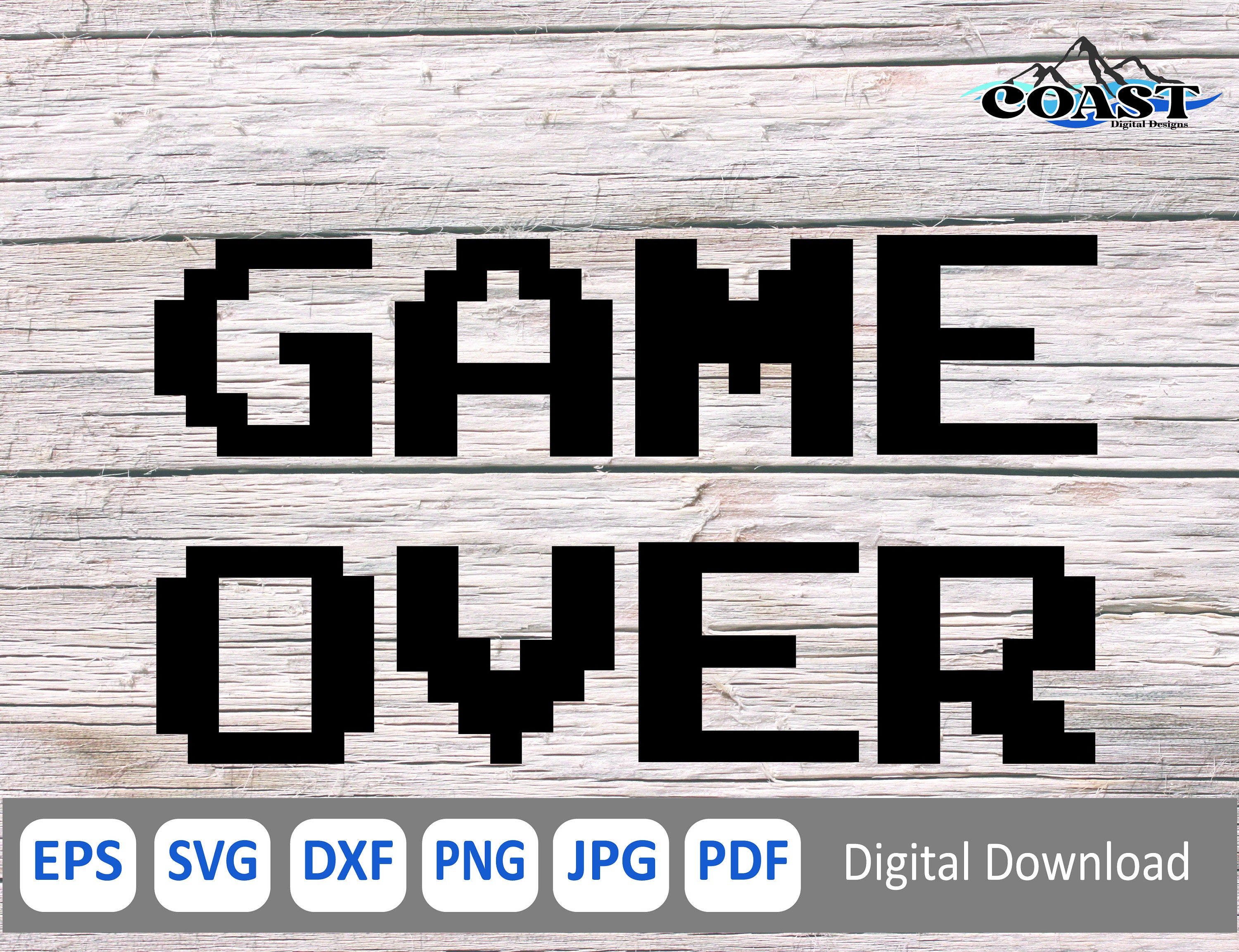 Game Over SVG Retro Video Games SVG Vintage Video Game SVG - Etsy Canada
