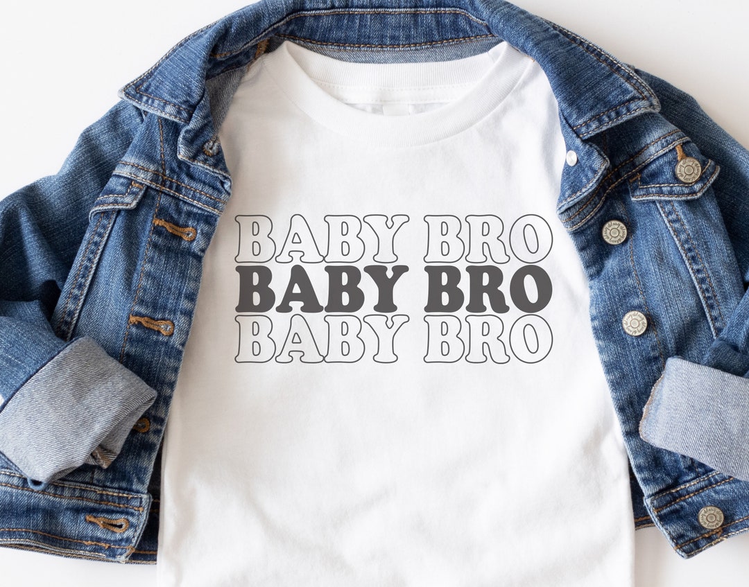 Baby Bro SVG PNG PDF, Little Brother Shirt, New Baby Svg, Baby Brother ...
