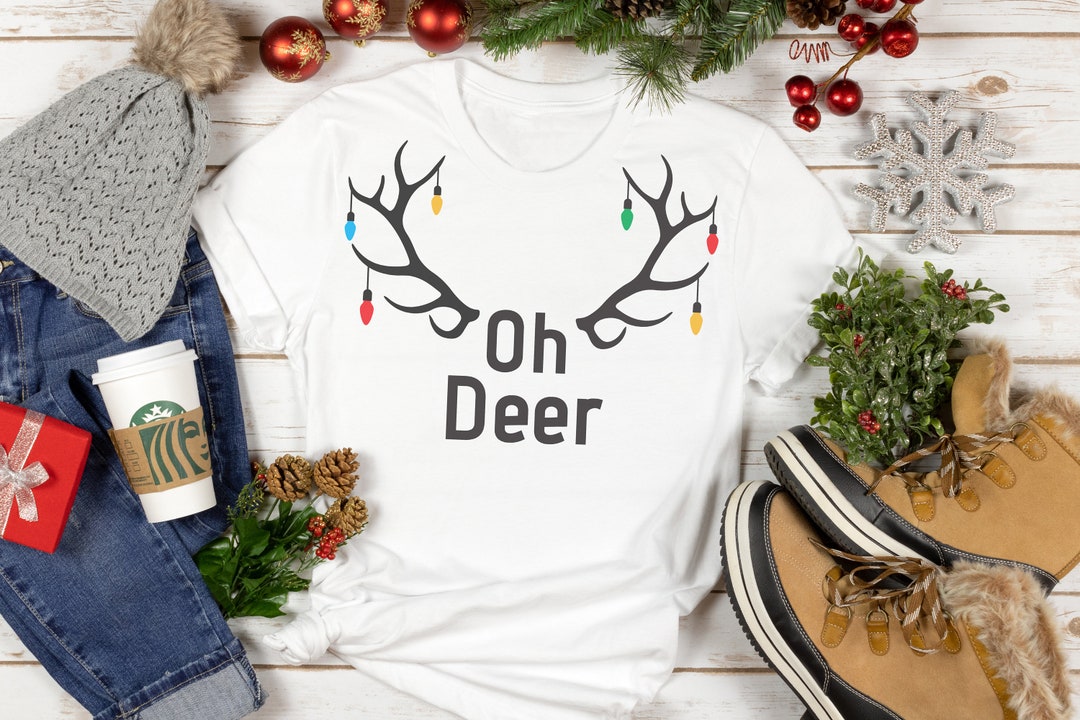 Oh Deer SVG Reindeer SVG Funny Reindeer SVG Fun Christmas - Etsy