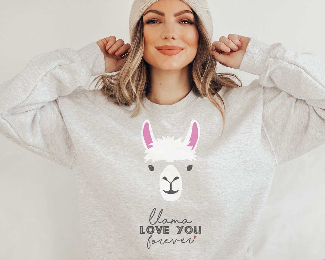 Llama Love You Forever SVG Llama SVG Valentines SVG I Love - Etsy