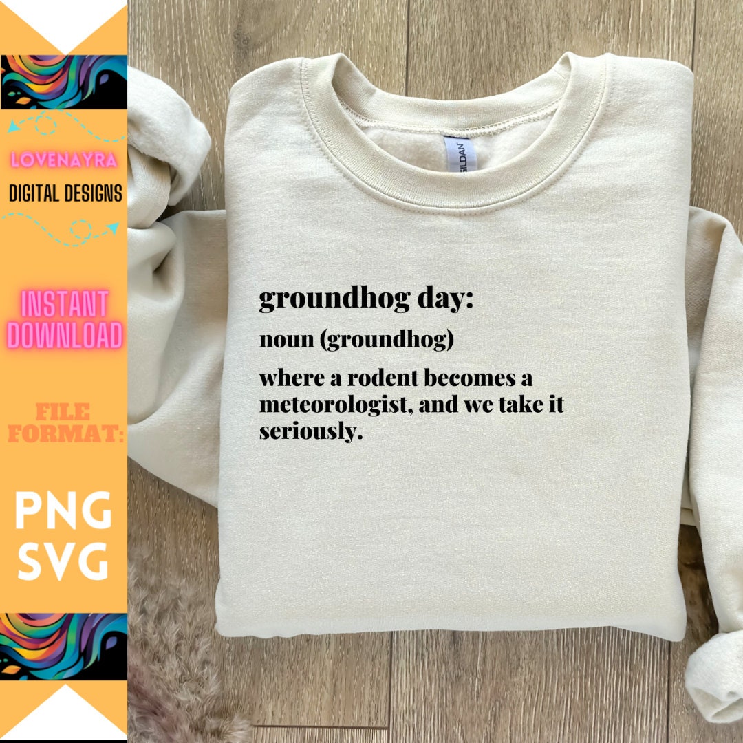 Groundhog SVG, Groundhog Day, Instant Download, Cricut Cut File ...