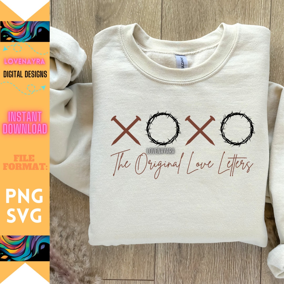 Jesus Love Shirt, XOXO, XOXO Png SVG, Instant Download, Silhouette Cut ...