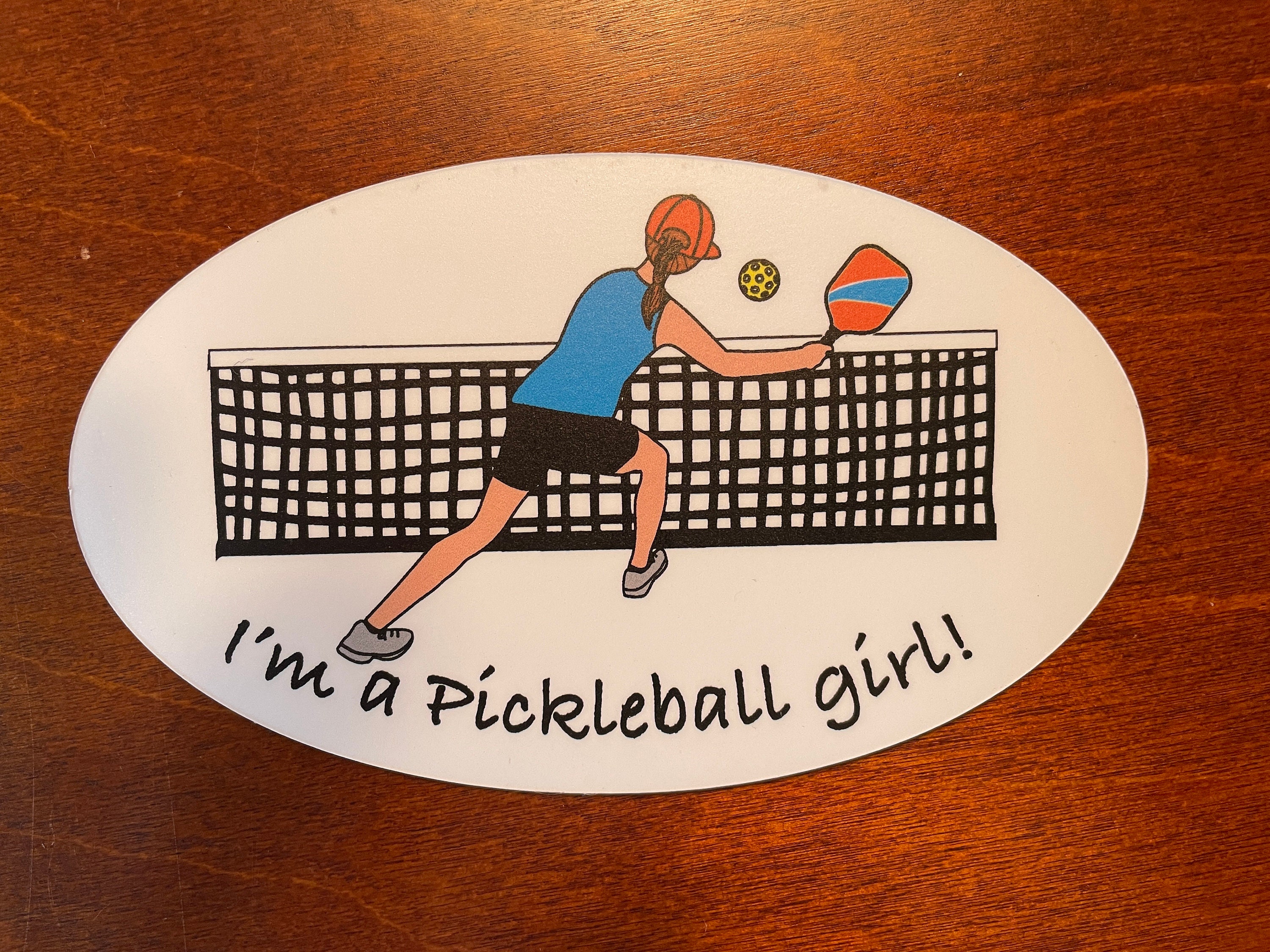 I'm a Pickleball Girl Car/ Fridge Magnet not a Sticker - Etsy