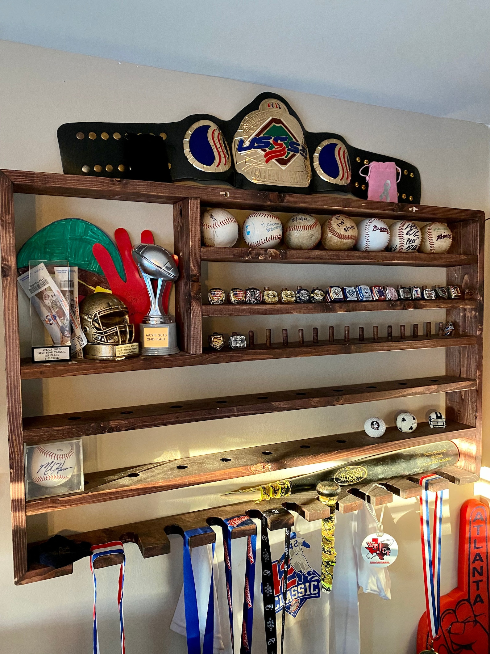 American Flag Baseball Display - Etsy