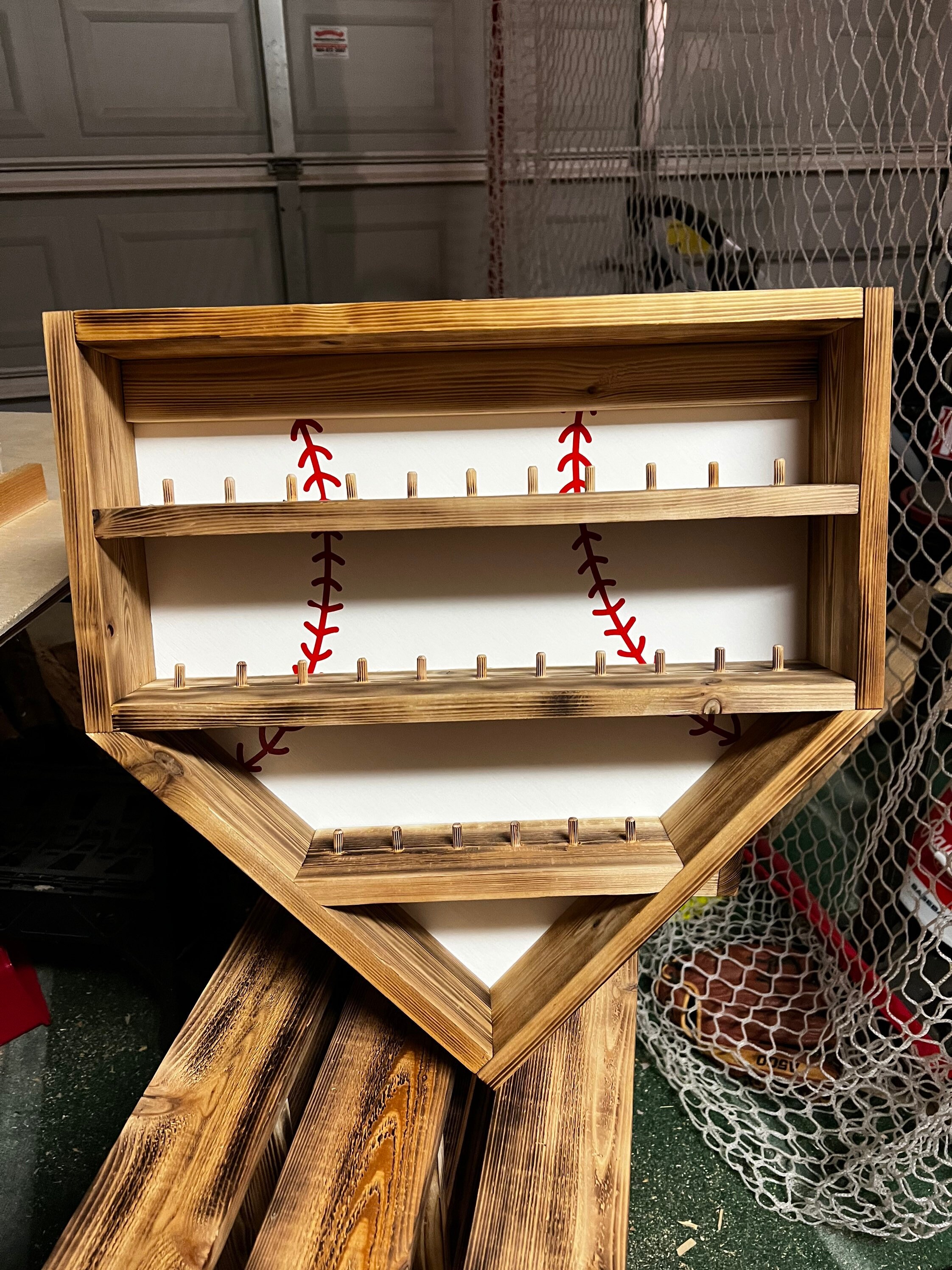 Homeplate Baseball Display W/ Custom Back - Etsy