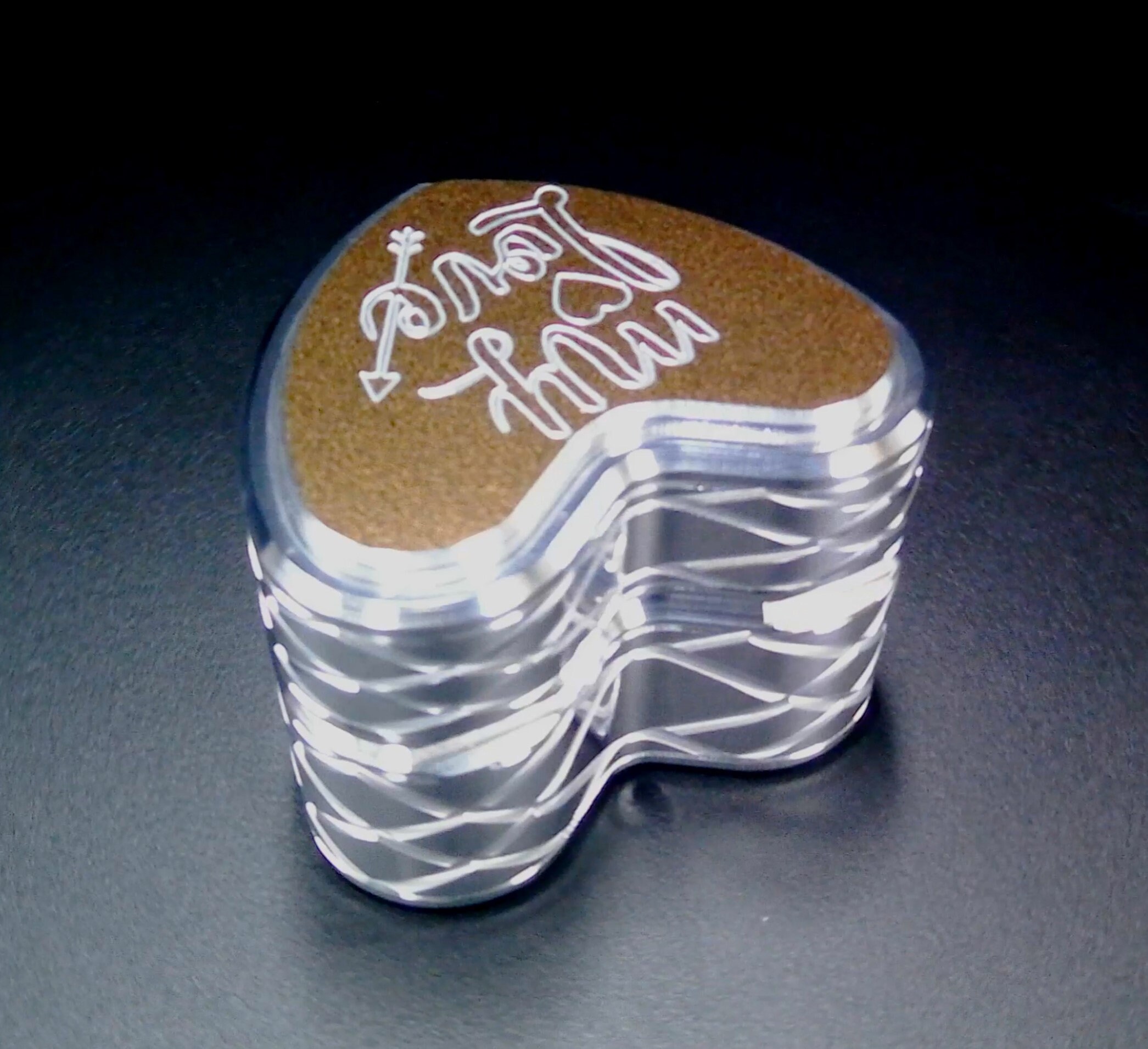 Heart Shaped Aluminum Engagement Ring Box - Etsy