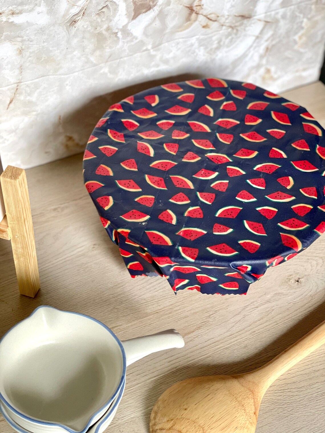 Beeswax Wrap, Reusable Eco Friendly Food Wrap, Sourdough Bread Wrap ...