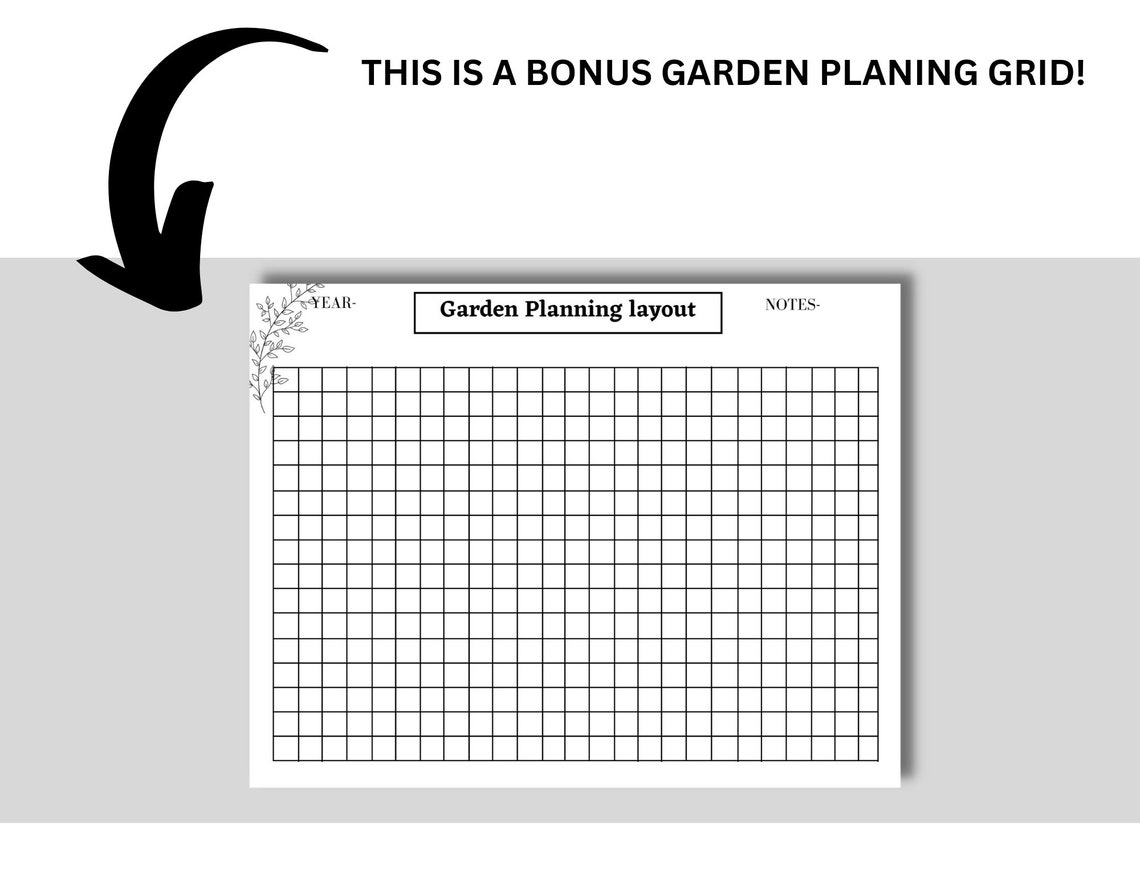 Homesteader's Garden Planting Log Sheet Garden Planner - Etsy