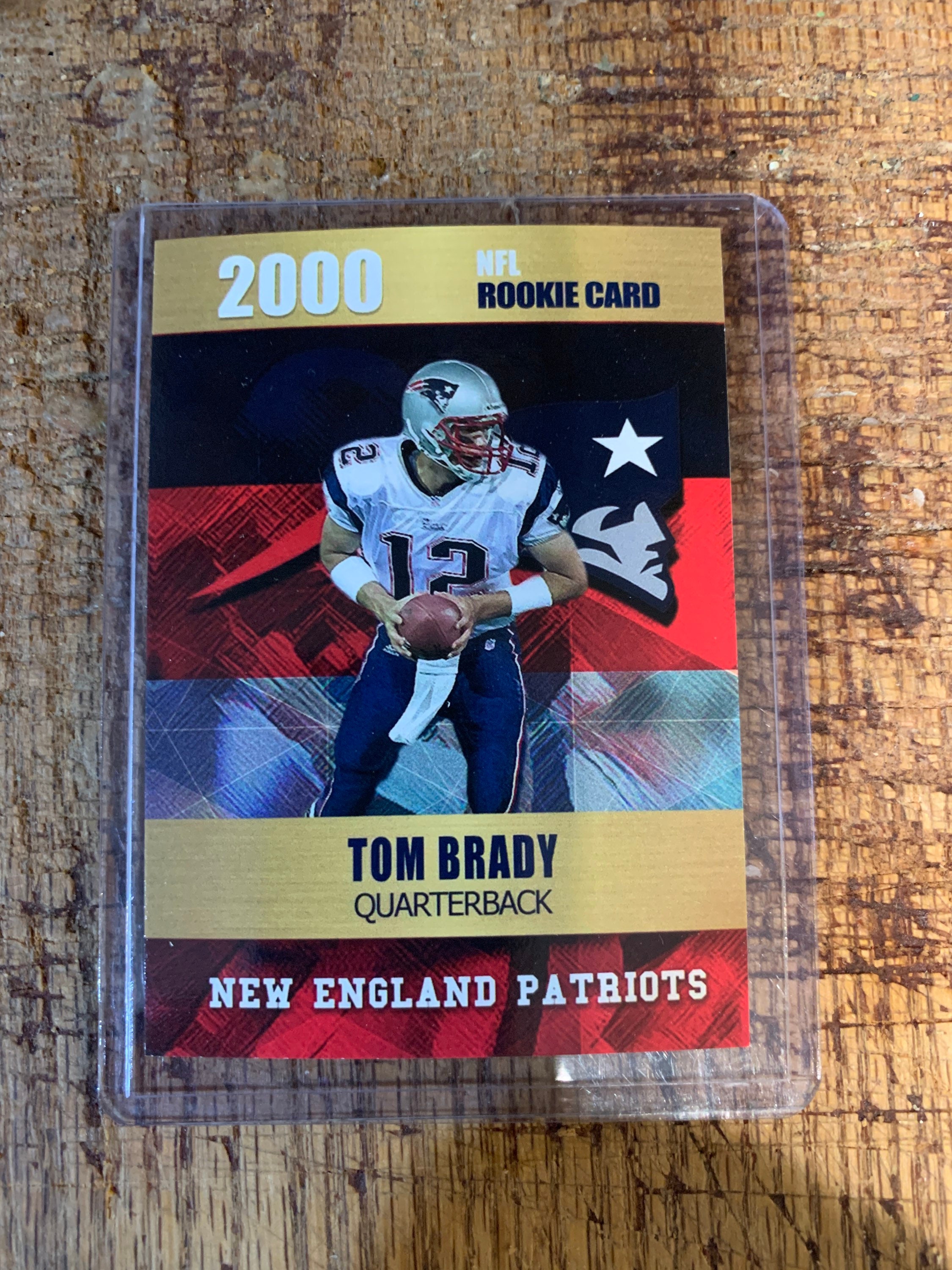 Tom Brady 2000 Rookie Phenoms Gold Platinum Limited Edition - Etsy