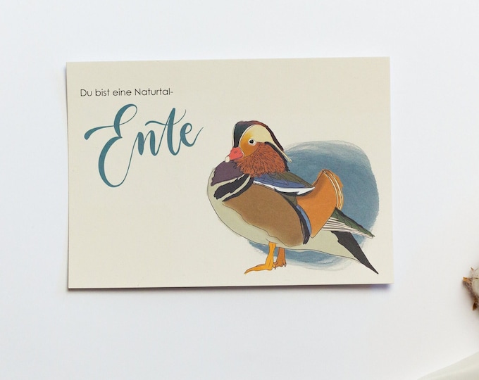 Design-Postkarte Esel mit Spruch "Du bist die schönste GesEsellschaft ...