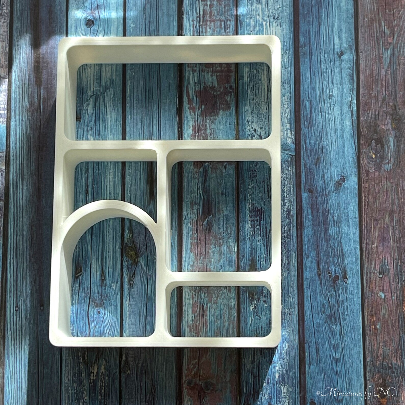 1/6 Scale Mid Century Display Unit - Doll House Kit for Barbie and 11.5 ...