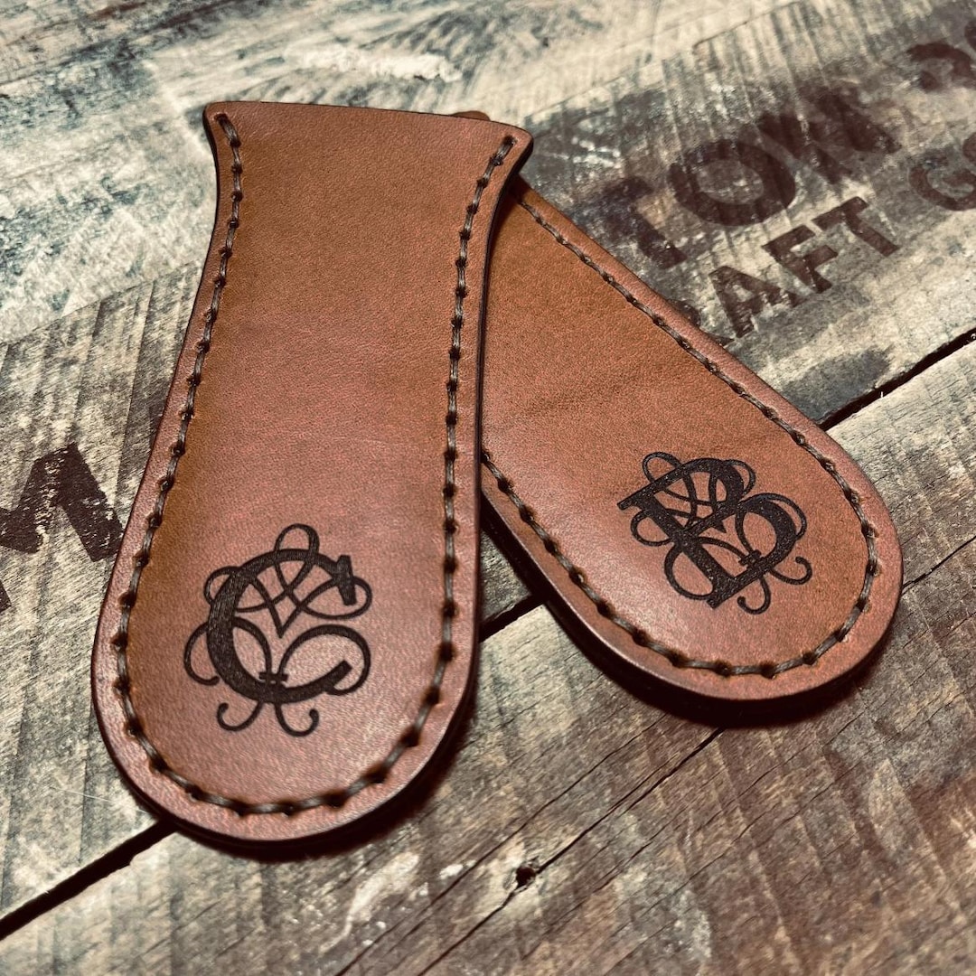 Cast Iron Cover - Hand Stitched Personalized Leather Handle Cover for ...